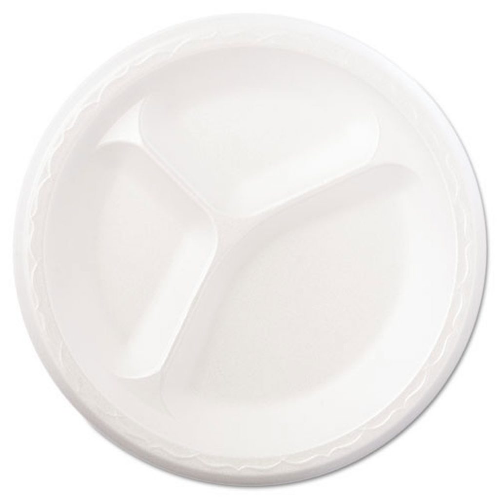 3 Compartment Foam Plates – JD Cash n Carry